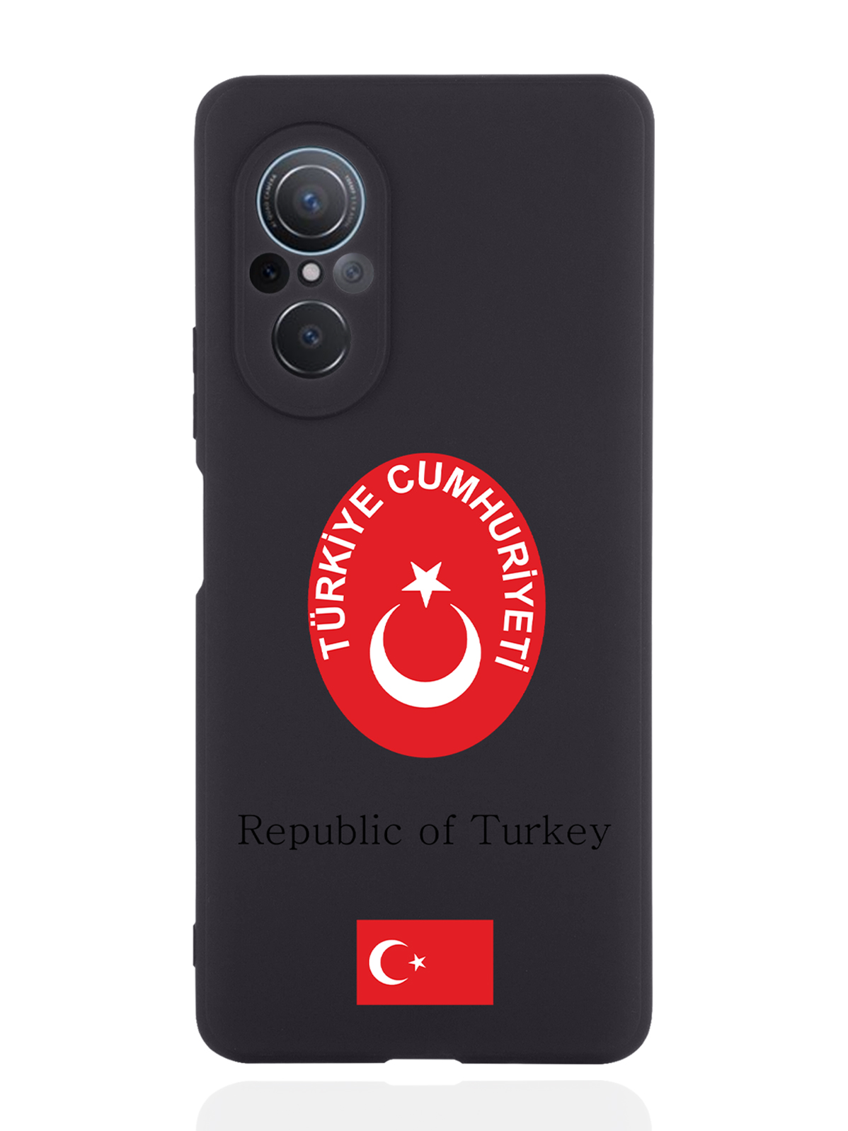 Чехол SignumCase для Huawei nova 9 SE Герб Турции черный