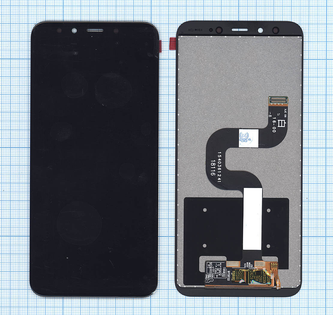 Дисплей для Xiaomi Mi A2 / Mi 6X черный