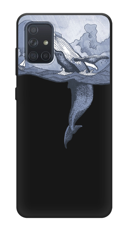 Чехол Awog на Samsung Galaxy A71 4G "Два измерения"