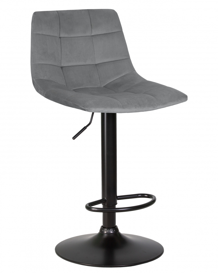 Барный стул DOBRIN TAILOR BLACK 1 шт серый