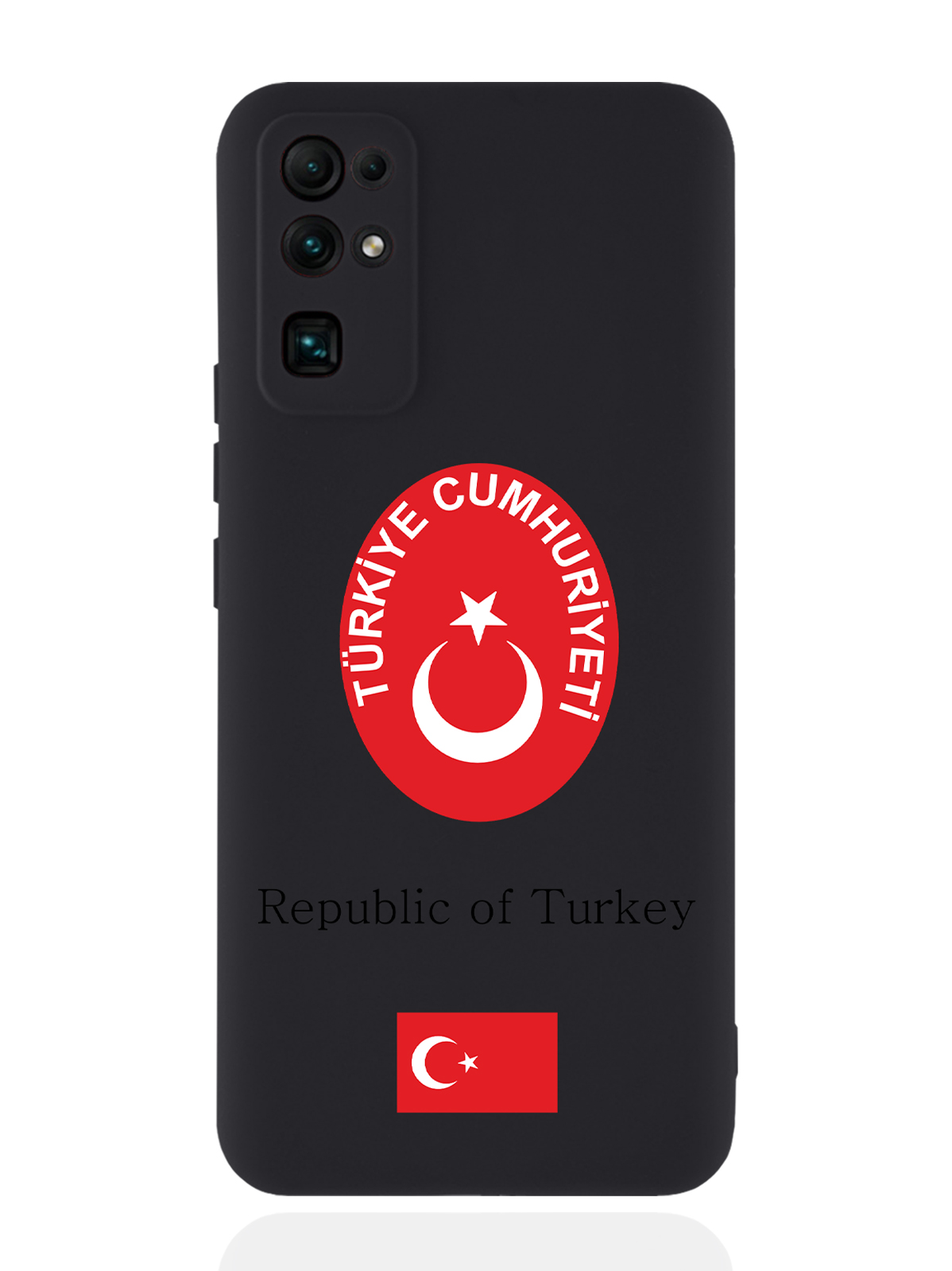 Чехол SignumCase для Honor 30 Герб Турции черный