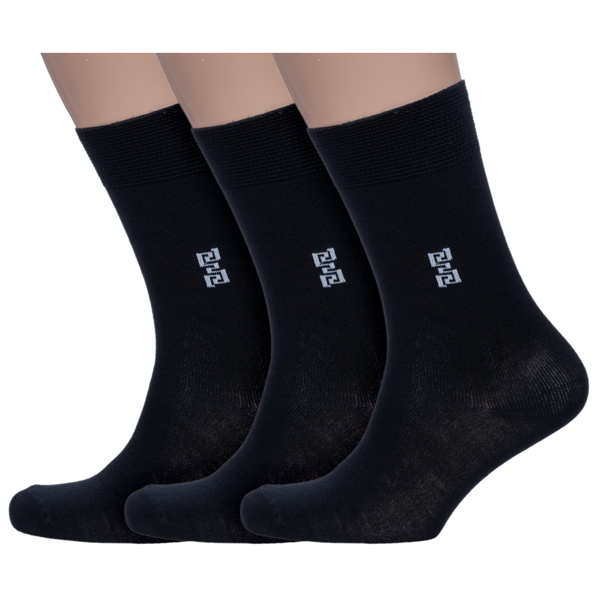 Комплект носков мужских НАШЕ 3-524С3 черных 27