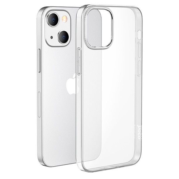 Чехол силиконовый Hoco для Apple iPhone 14 Plus, Light series прозрачный
