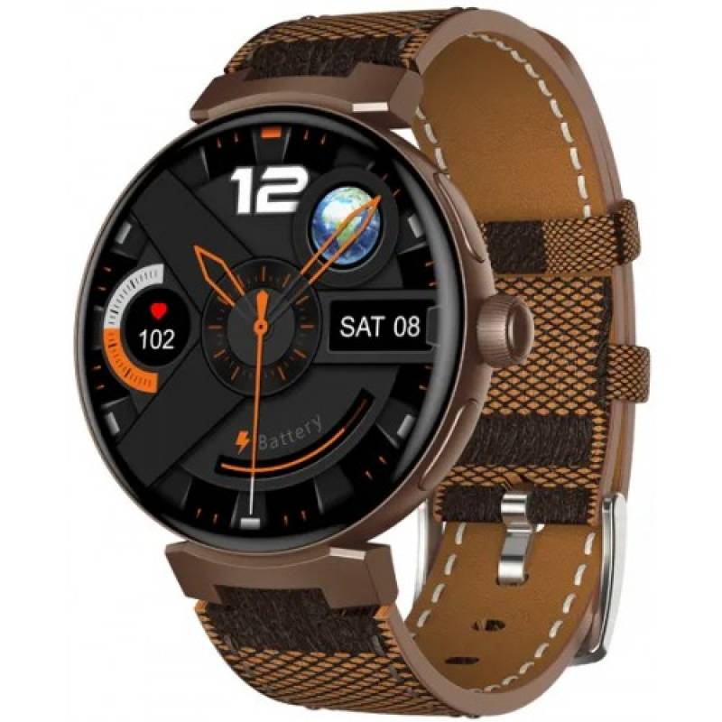 Смарт-часы BandRate Smart BRSDV05BRBR коричневый (1314273)