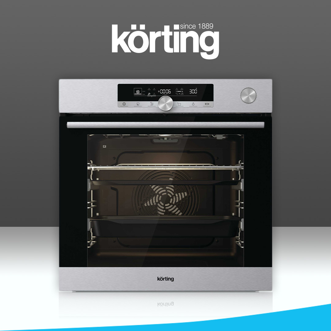 Встраиваемый электрический духовой шкаф Korting OKB 9982 EX ST серебристый, серый