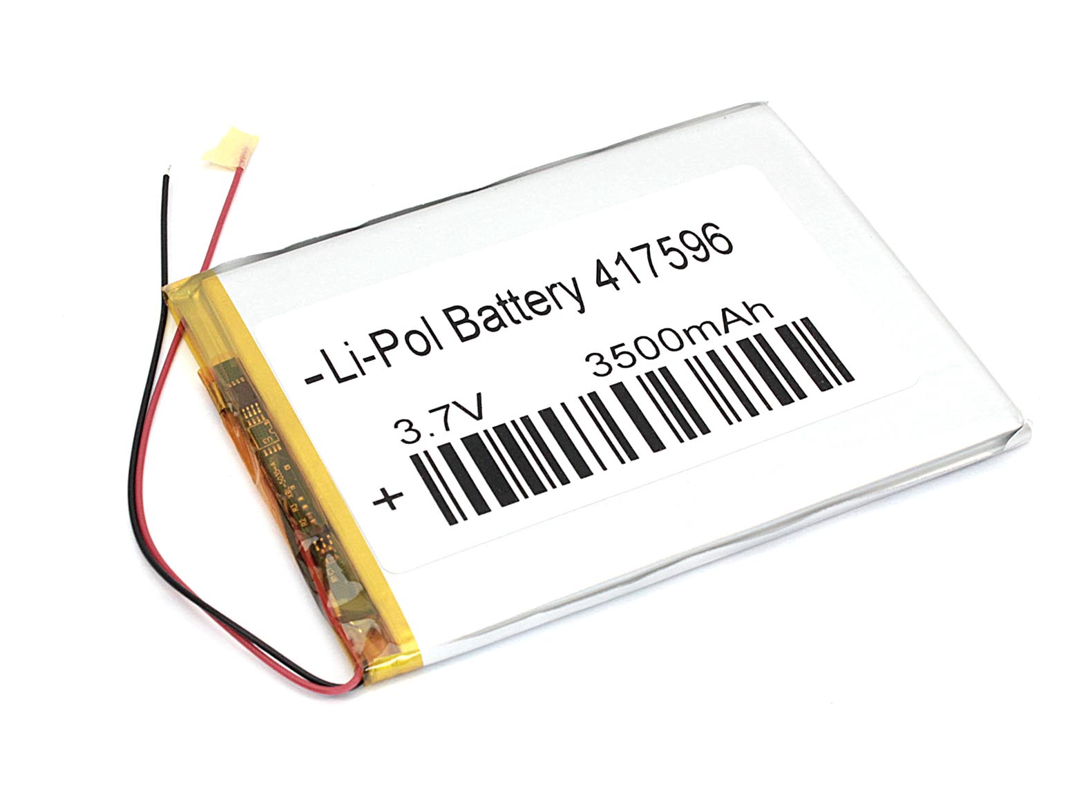 Аккумуляторная батарея OEM Li-Pol 4.1*75*96мм 2pin 3.7V/3500mAh