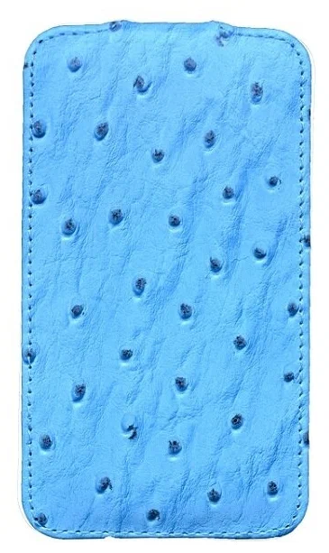 Кожаный чехол кожа Melkco Jacka Type для Apple iPhone 3GS/3G голубой