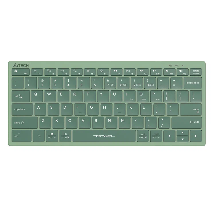 Беспроводная клавиатура A4Tech Fstyler FBX51C Green (1678112)