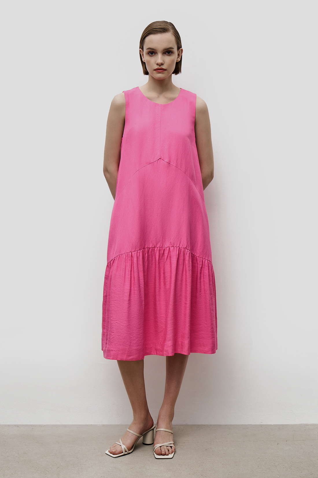 Платье женское Baon B4523048 розовое L