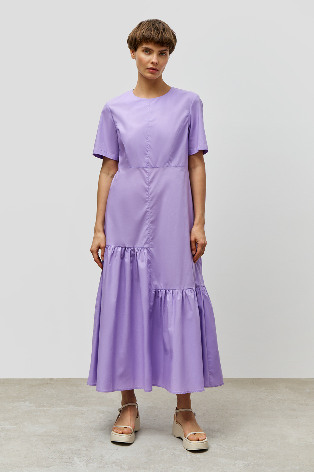 Платье женское Baon B4523024 фиолетовое M