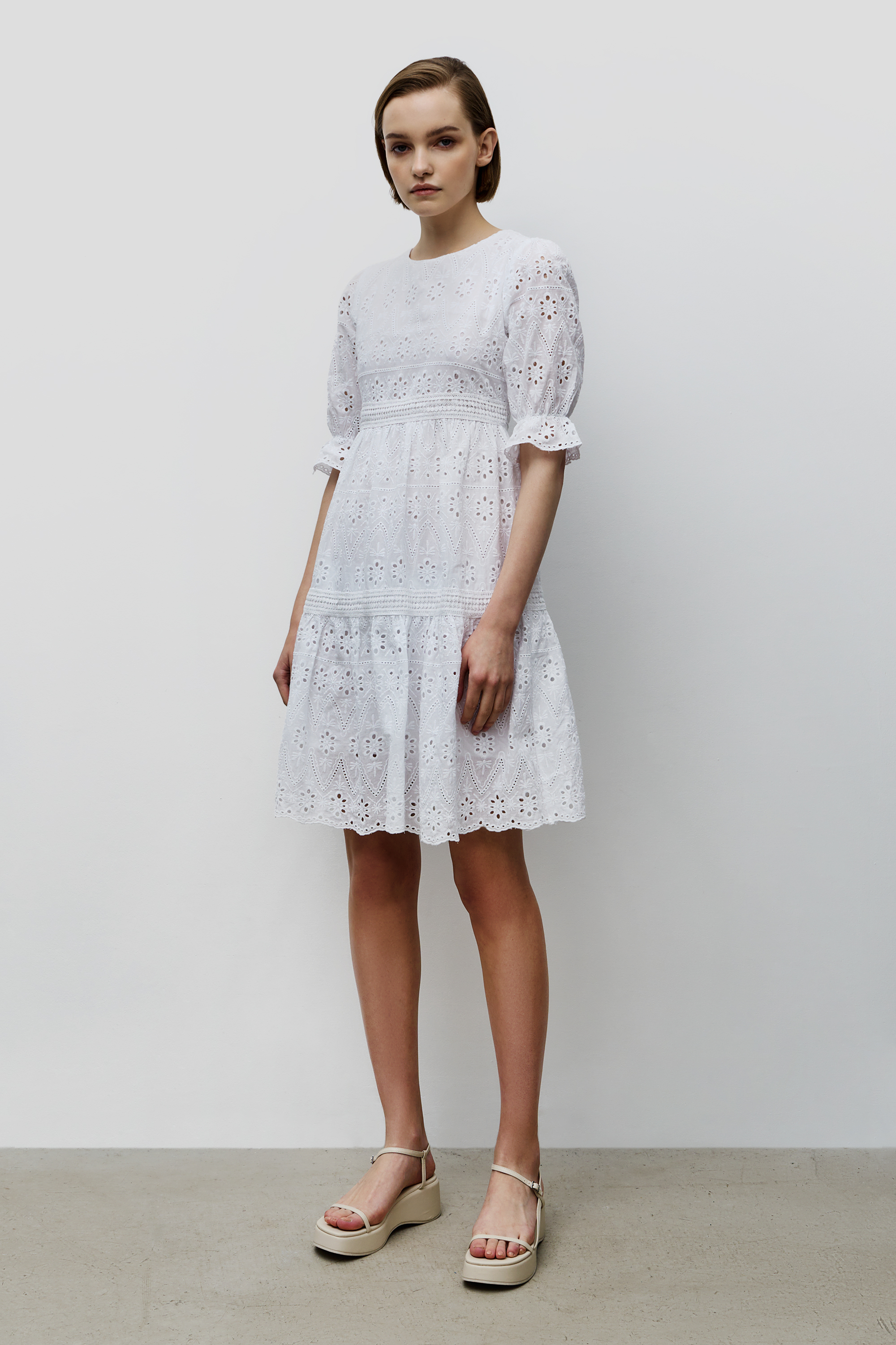 Платье женское Baon B4523079 белое S