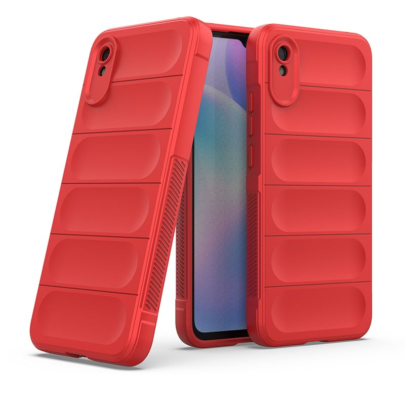 Противоударный чехол Flexible Case для Xiaomi Redmi 9A (красный)