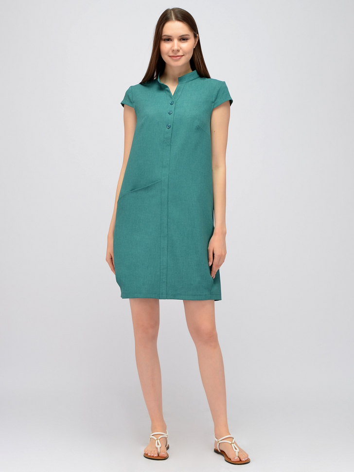 Платье женское Viserdi 10122-тзл 451790 зеленое 44 RU