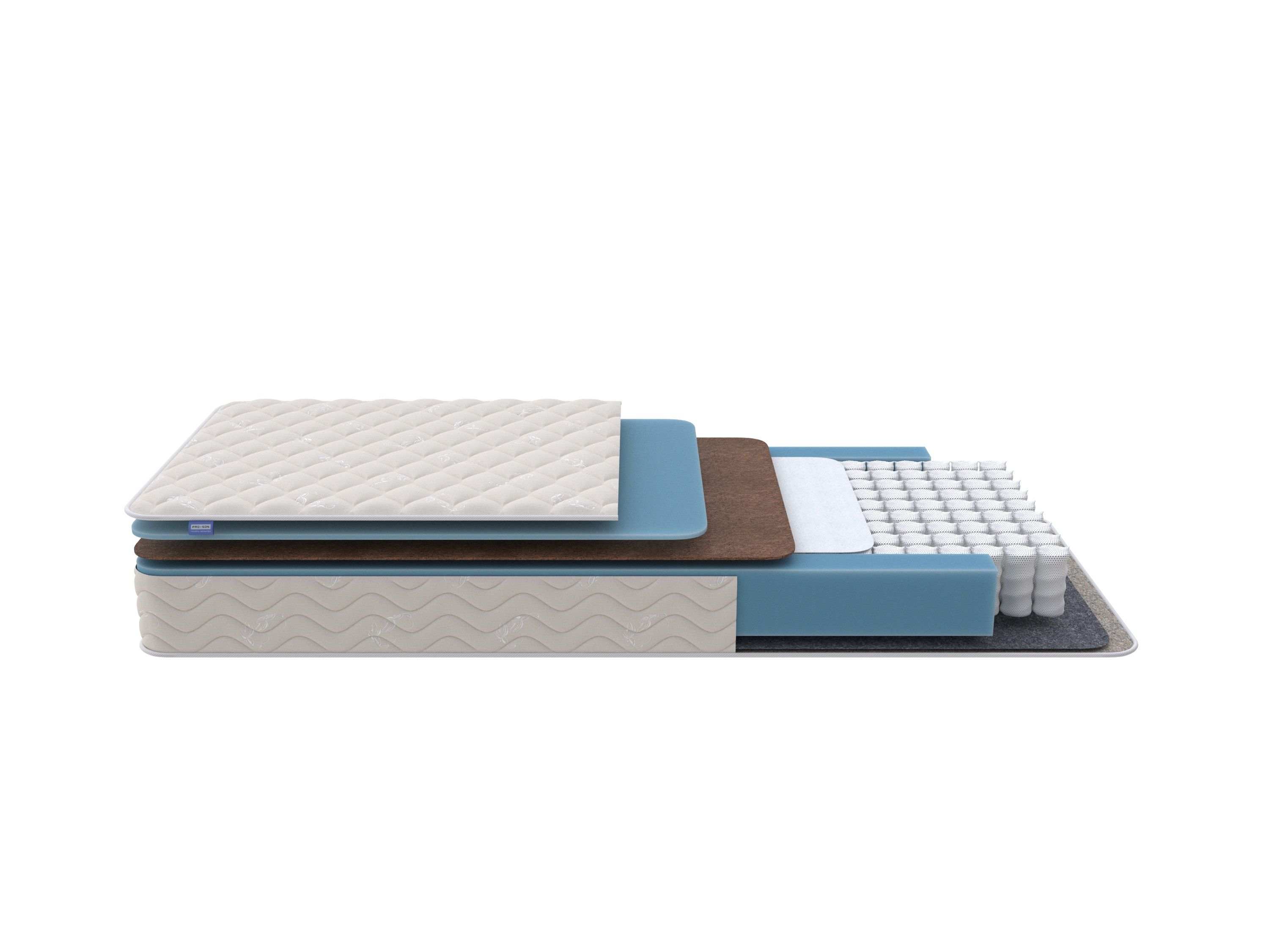 Матрас ортопедический пружинный FIRST Cocos Flat M размер 90x200