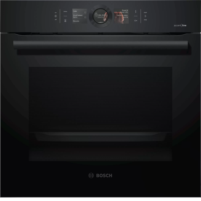 Встраиваемый электрический духовой шкаф Bosch HBG876EC7S black