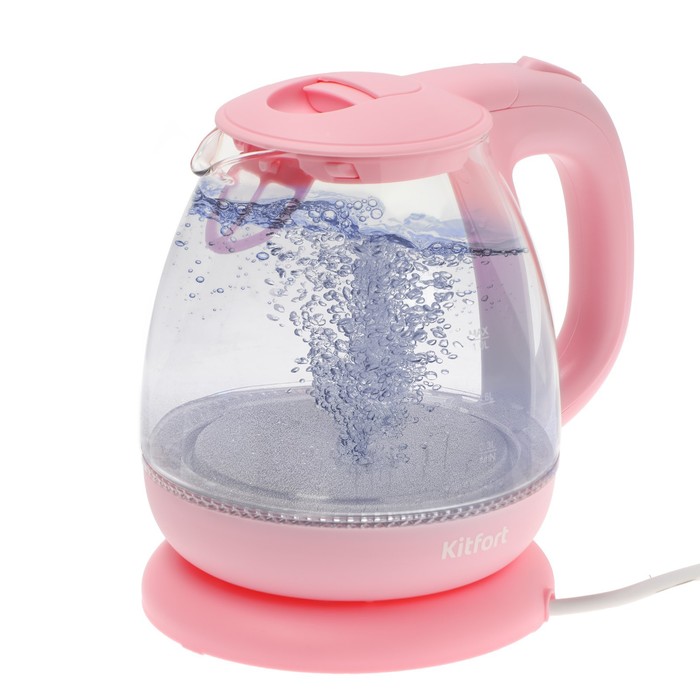Чайник электрический Kitfort KT-653-2 1 л розовый