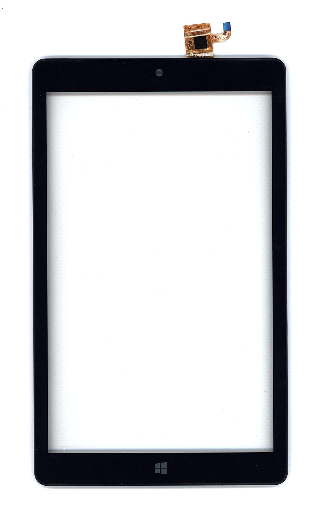 Сенсорное стекло (тачскрин) для Irbis TW81 черное с рамкой
