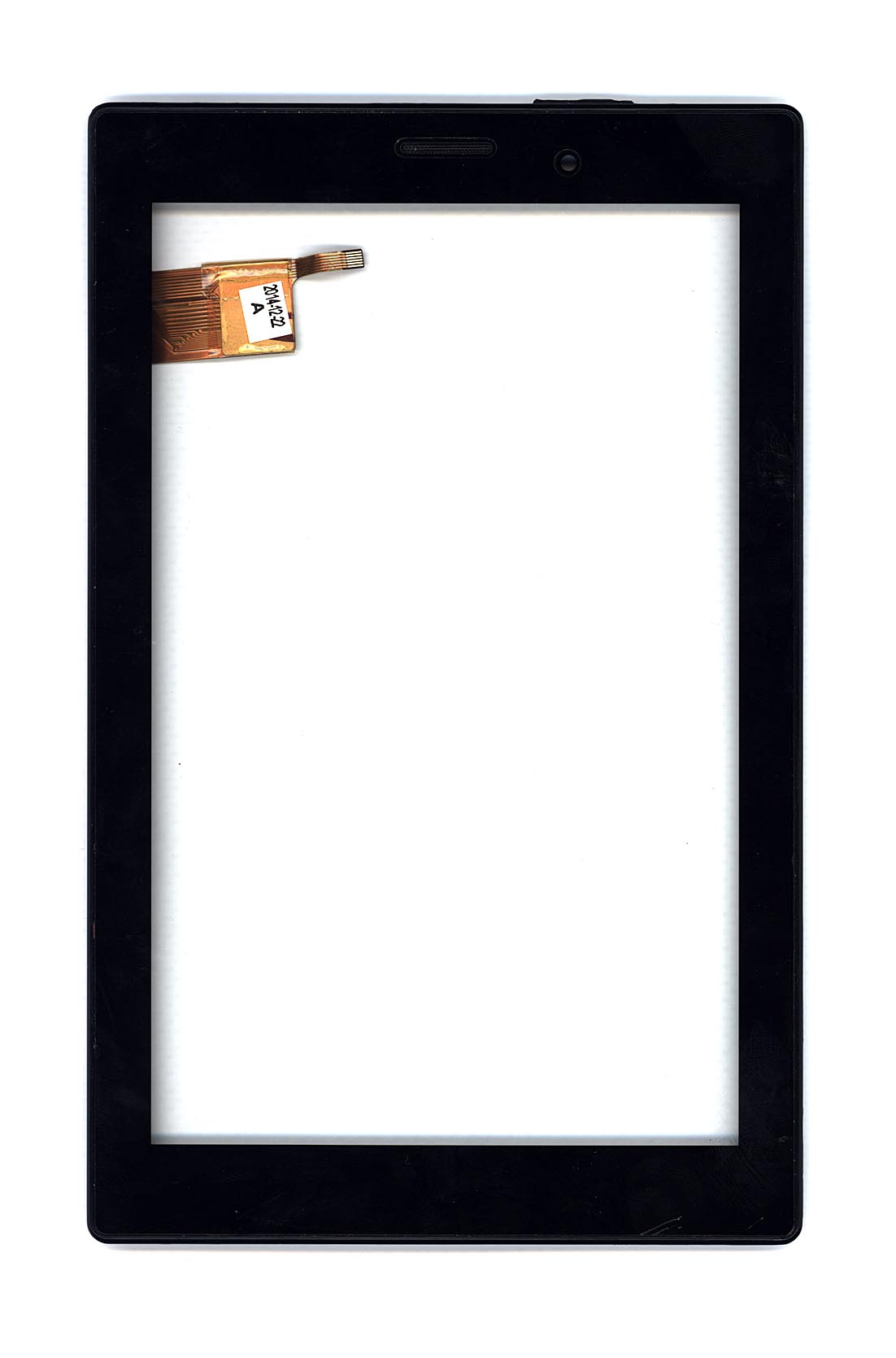 Сенсорное стекло (тачскрин) для Irbis TX80 черное с рамкой