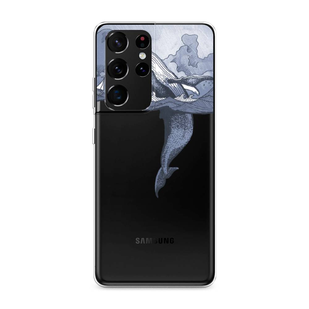 Чехол Awog на Samsung Galaxy S21 Ultra / Самсунг S21 Ultra "Два измерения"