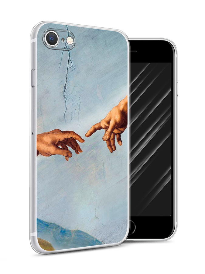 Чехол Awog на Apple iPhone 7 / Айфон 7 "Сотворение Адама"