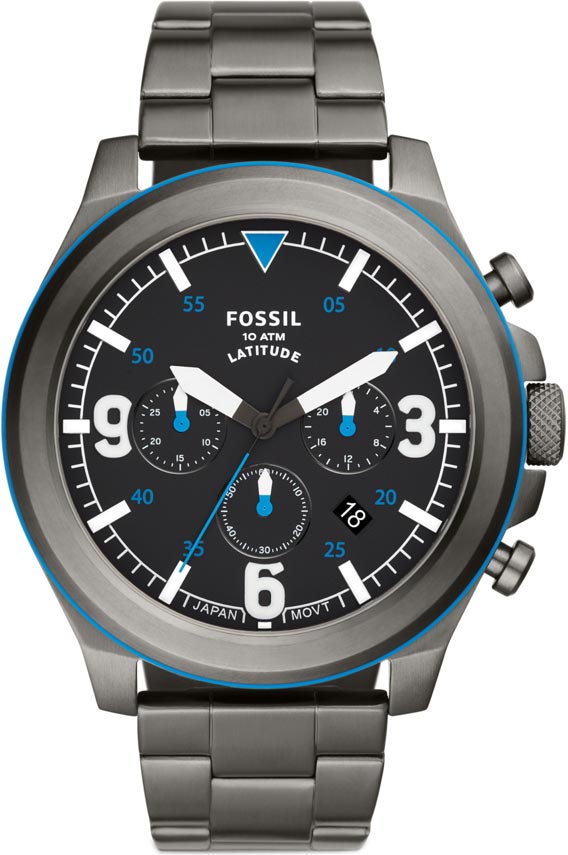 Наручные часы мужские Fossil FS5753 серые
