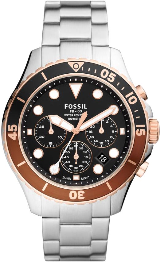 Наручные часы мужские Fossil FS5768 серебристые