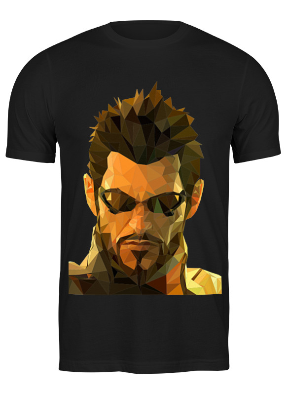 Футболка мужская Printio Deus ex черная 3XL