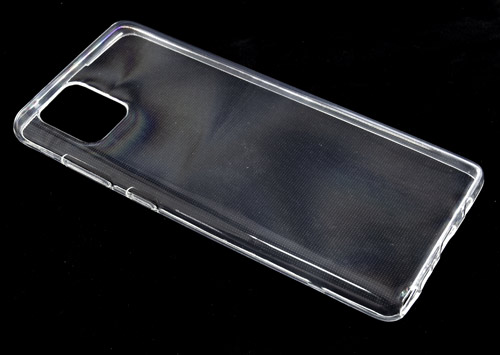 Силиконовый чехол Jack Case для Samsung Note 10 Lite прозрачный
