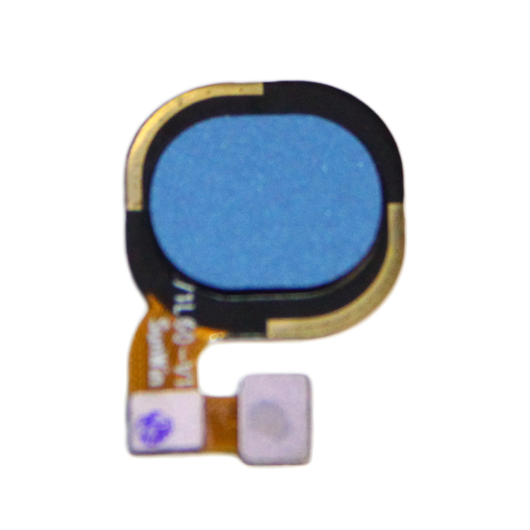 Шлейф для Tecno Spark 7 KF6n сканер отпечатка пальцев, <синий>