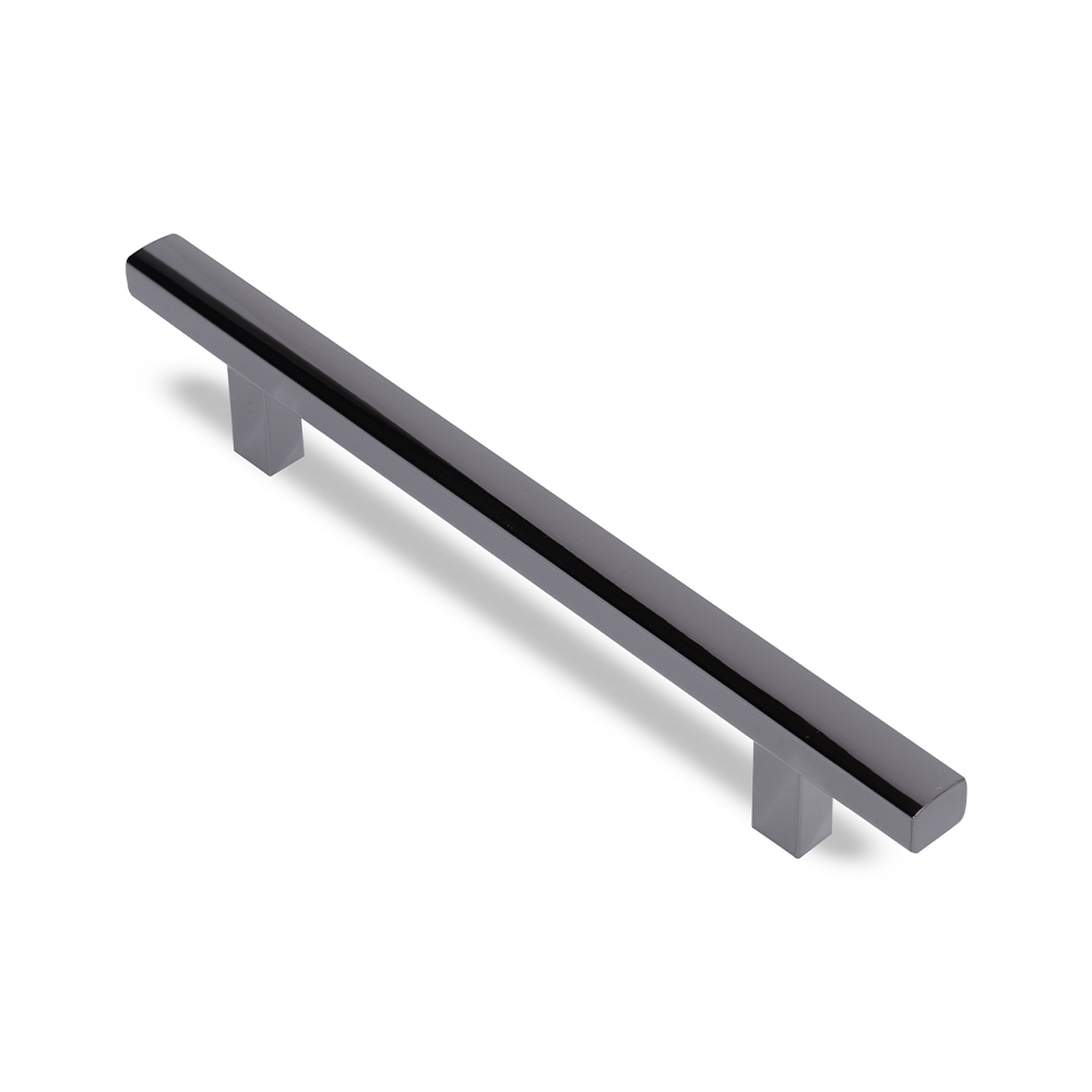 Ручка-рейлинг мебельная JET 196 C=96 мм черный никель