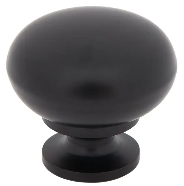 Ручка-кнопка мебельная Palladium DMK-104.BLMATT, цвет матовый черный