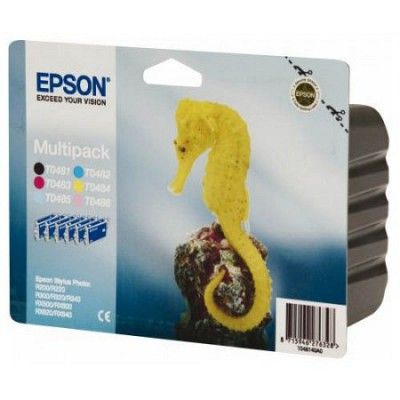 Картридж для струйного принтера Epson C13T04874010, цветной, оригинал