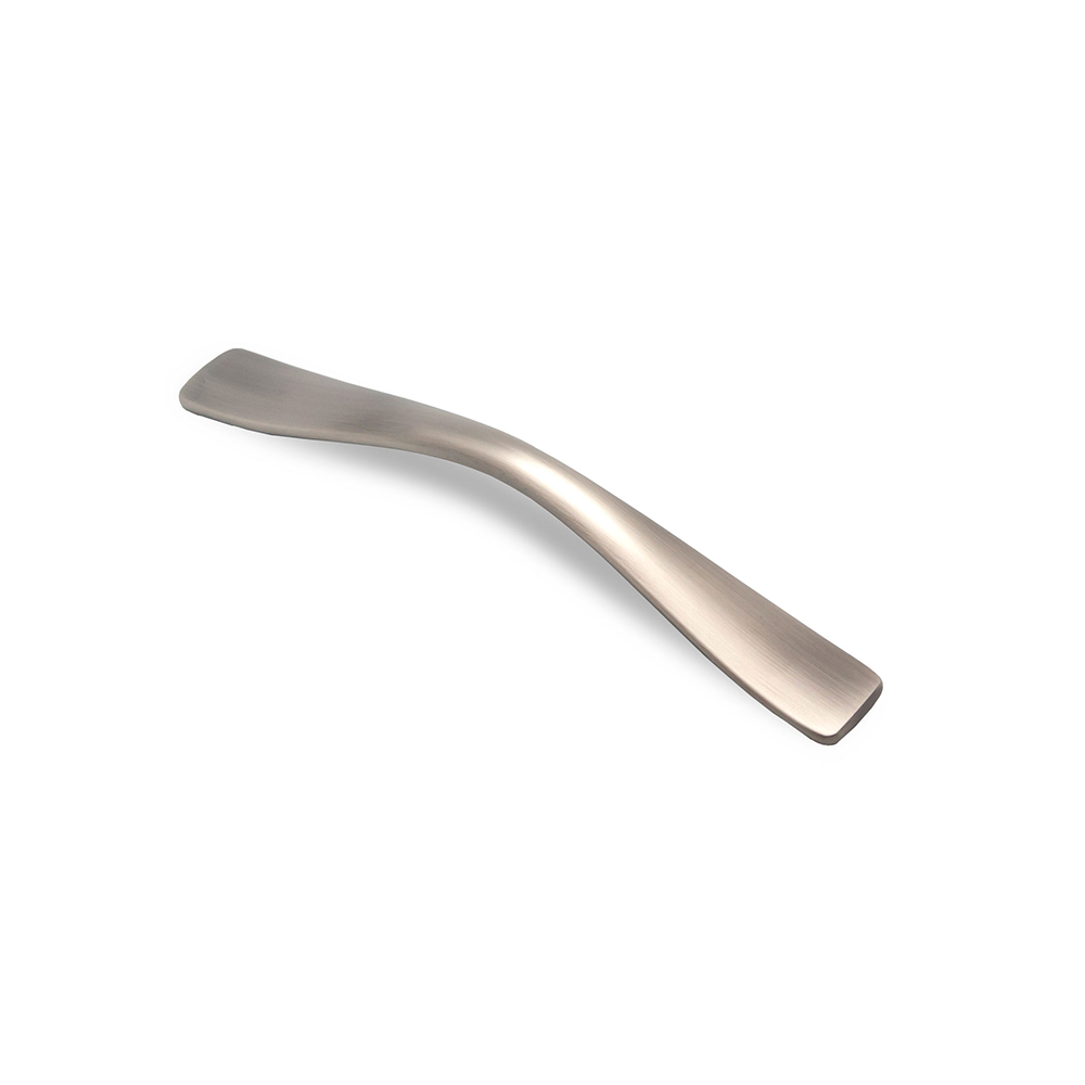 Ручка-скоба мебельная EL-7070 C=128 мм атласное серебро