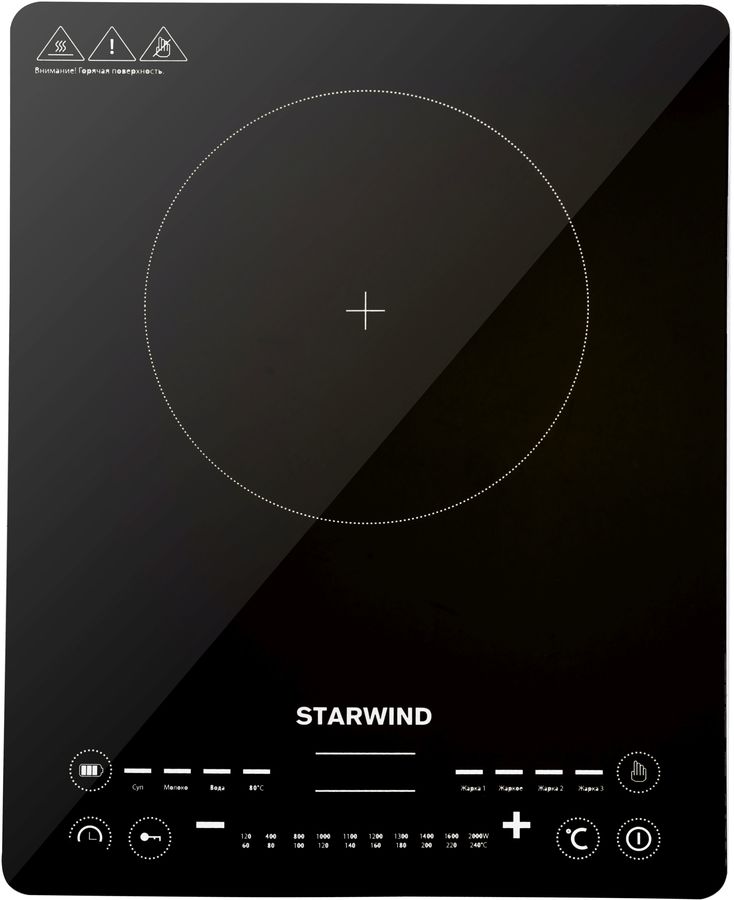 Настольная электрическая плитка STARWIND STI-1001 черный