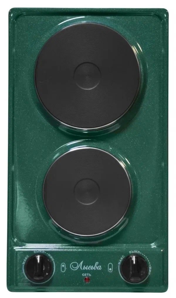 Настольная электрическая плитка Лысьва ЭПБ 22 зеленый