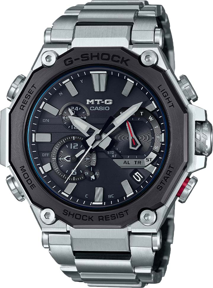 Наручные часы мужские Casio MTG-B2000D-1AER серебристые