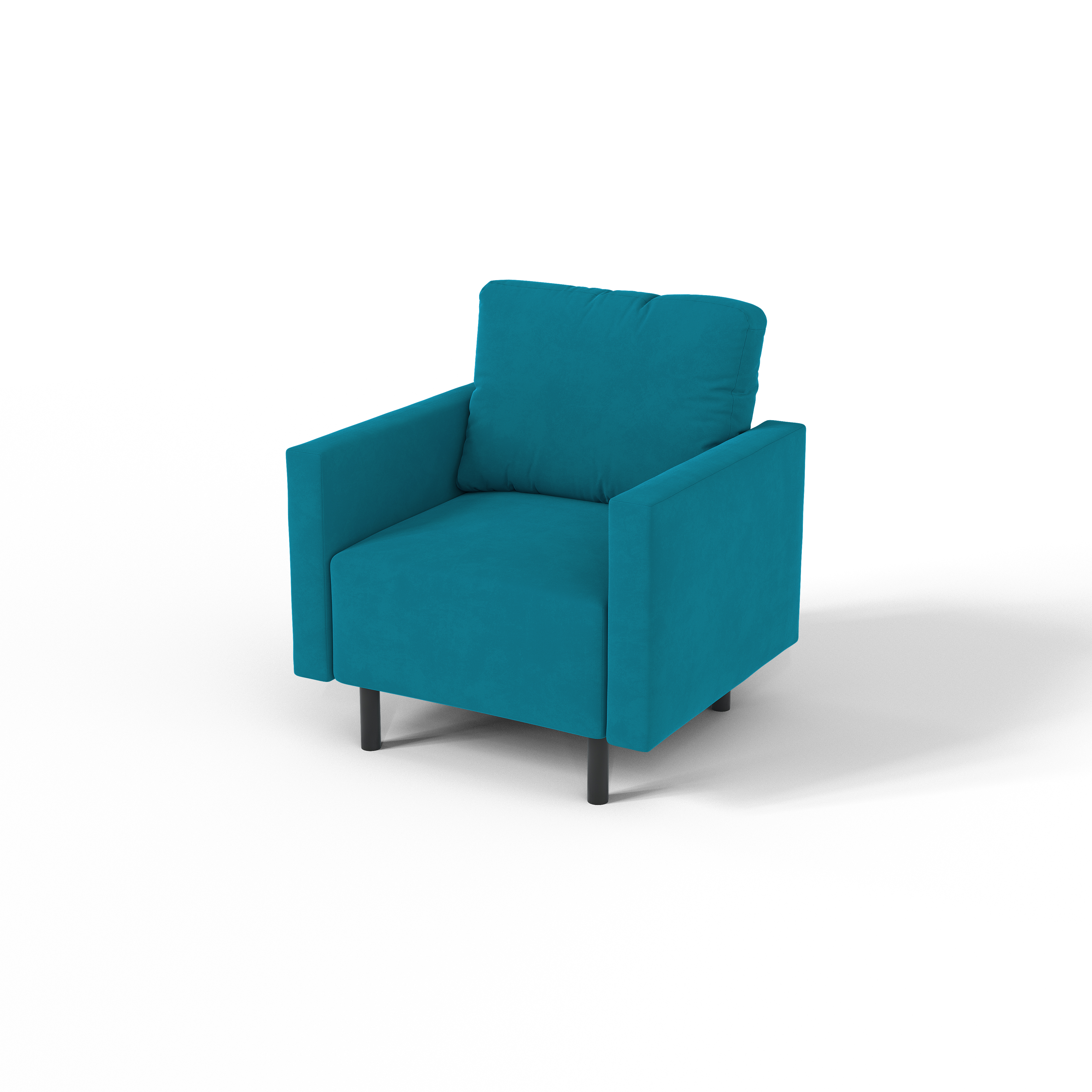 Кресло SALON TRON Сканди, синее 71х66х85