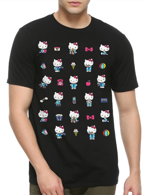 Футболка мужская DreamShirts Studio Hello Kitty / Котик / черная XL