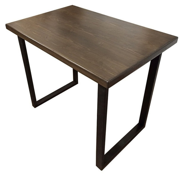 Стол обеденный Solarius Loft из массива сосны, лакированный, 110х60 см, цвет венге