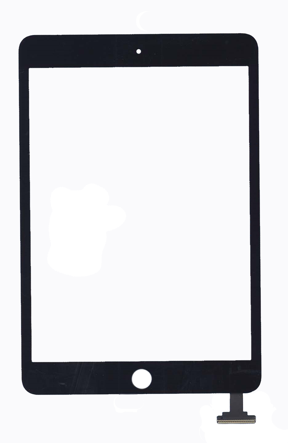 Сенсорное стекло (тачскрин) Ipad mini 3 (retina) no IC (A1599, A1600) черное