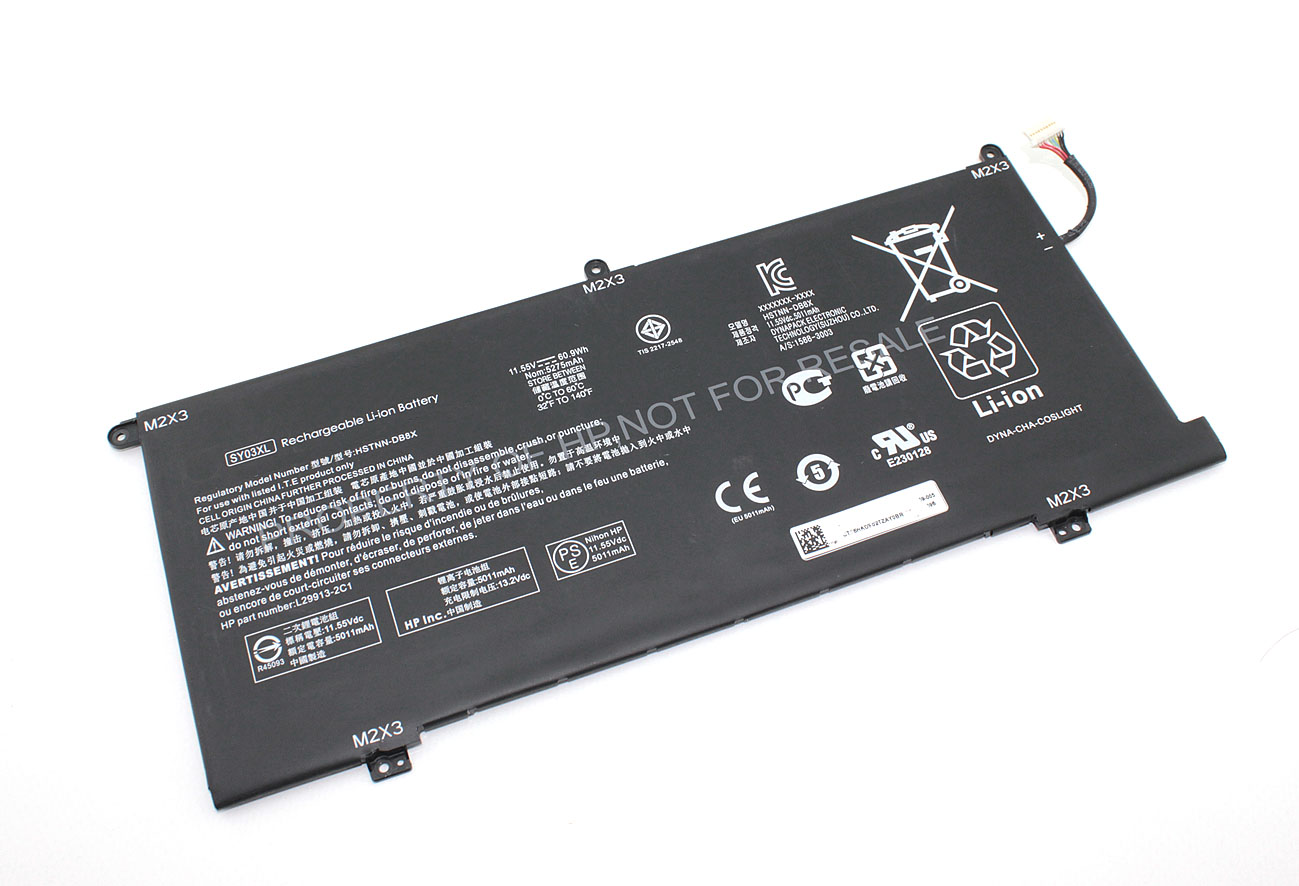 Аккумулятор для ноутбука HP Chromebook 15-DE 14-DA (SY03XL) 11.55V 60.9Wh