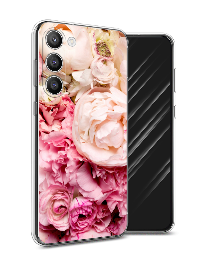 Чехол Awog на Samsung Galaxy S23 Plus 5G "Пионы яркие"