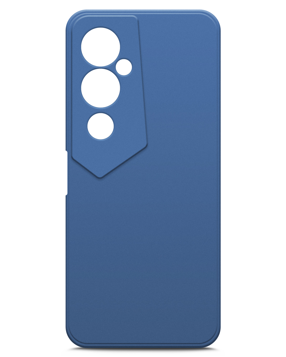 Чехол Brozo на Tecno Pova 4 Pro, с силиконом Soft touch, синий