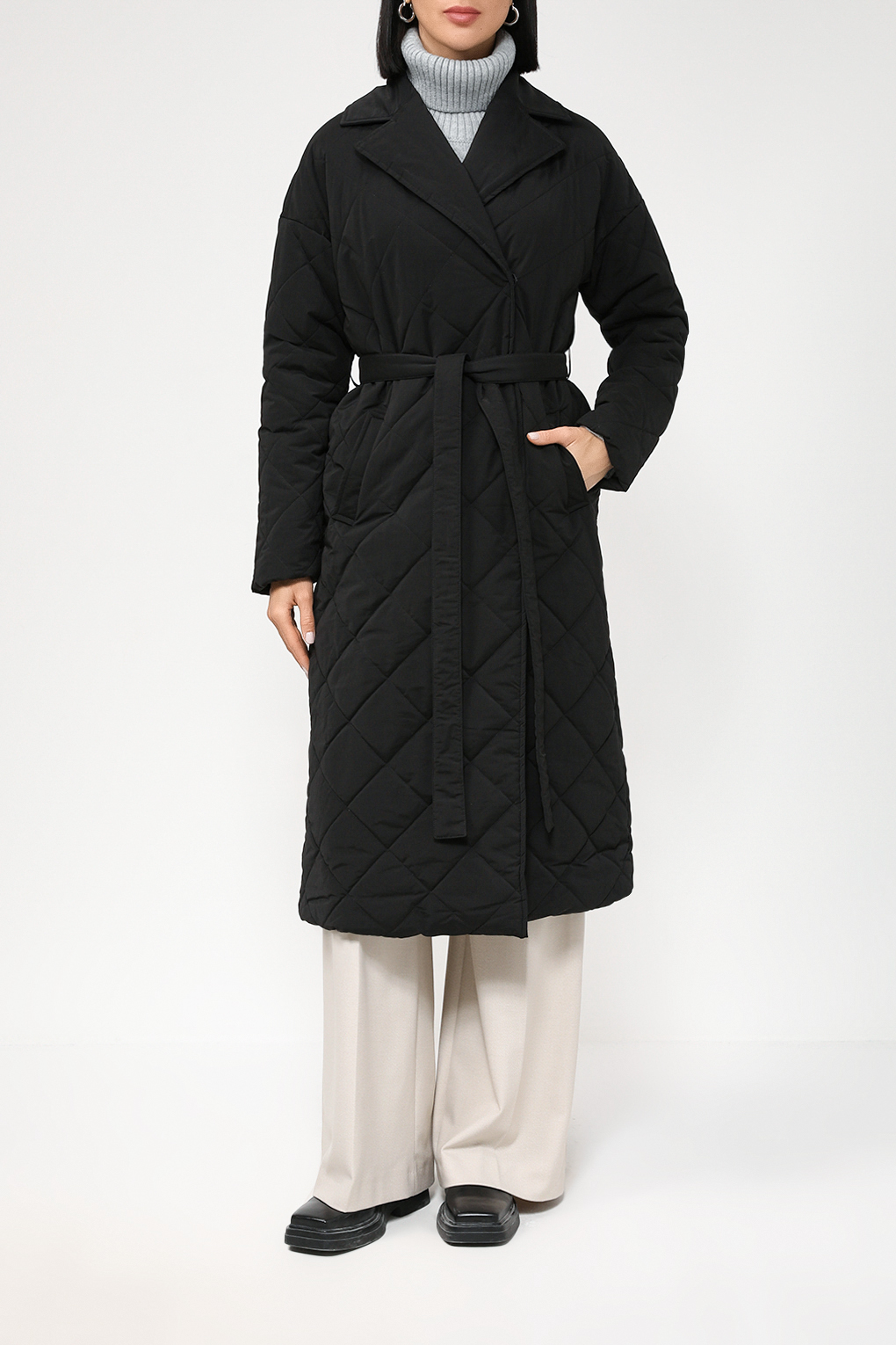 Пальто женское BELUCCI BL23086272MRKT черное 50
