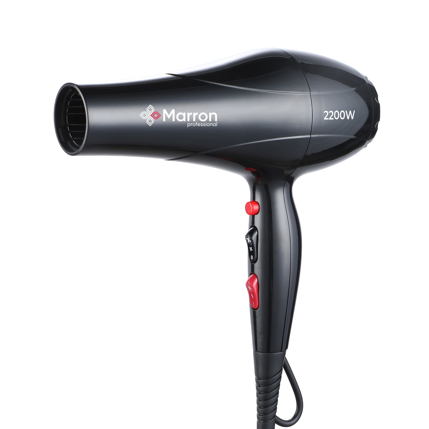 Фен Marron MR 7750 2200 Вт черный, красный