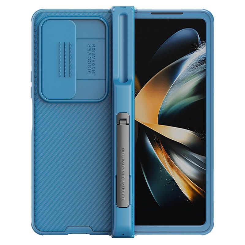 Чехол Nillkin CamShield Pro Case с защитой камеры для Samsung Galaxy Z Fold 4 (синий)