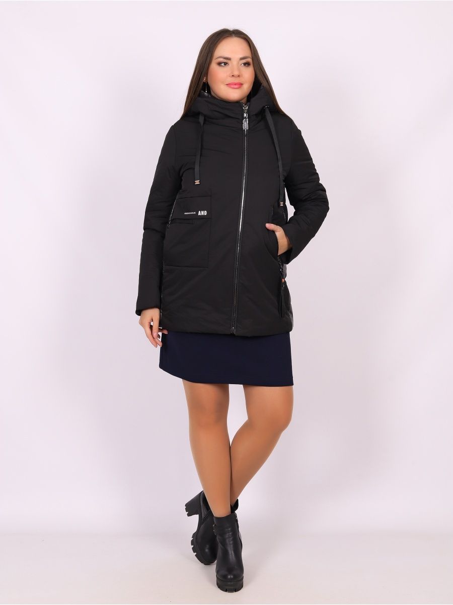Куртка женская Daigan 91137-N черная 48 RU