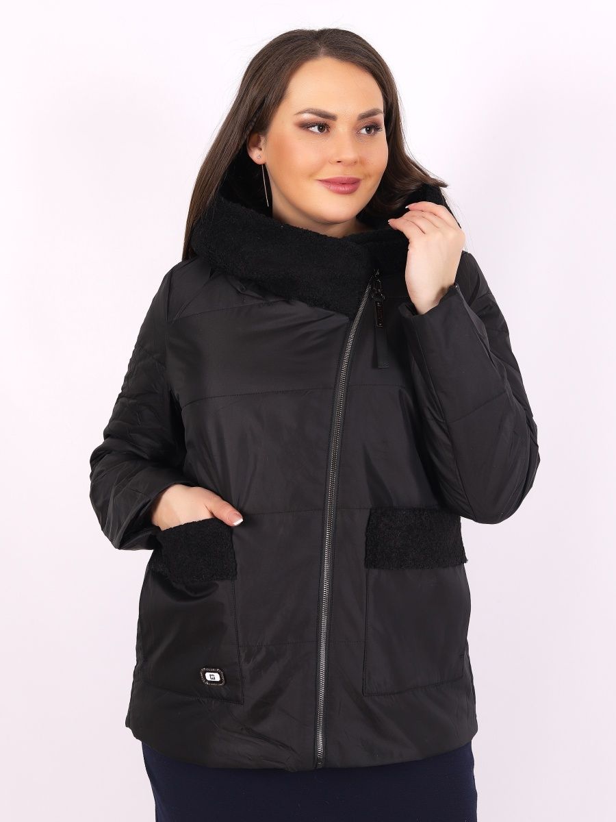 Куртка женская Daigan 91177-N черная 48 RU