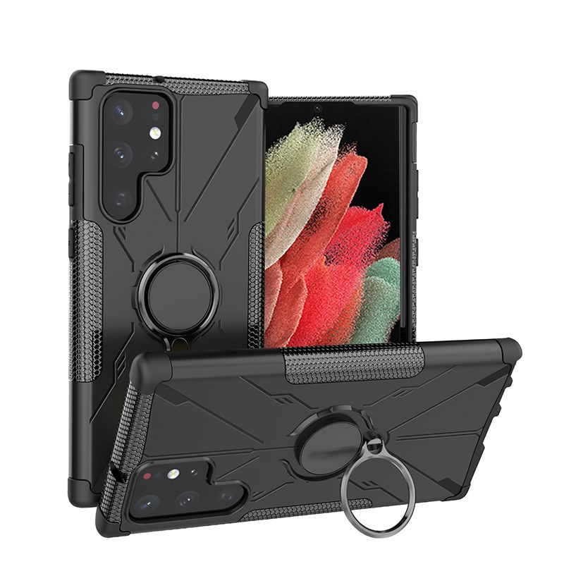 Чехол Panzer Case для Samsung Galaxy S22 Ultra (черный)