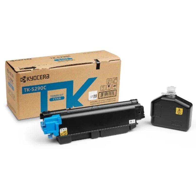 Тонер для лазерного принтера Kyocera TK-5290C синий, оригинальный